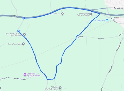 A47 Blofield to North Burlingham Dualling – Road Closures – Lingwood ...